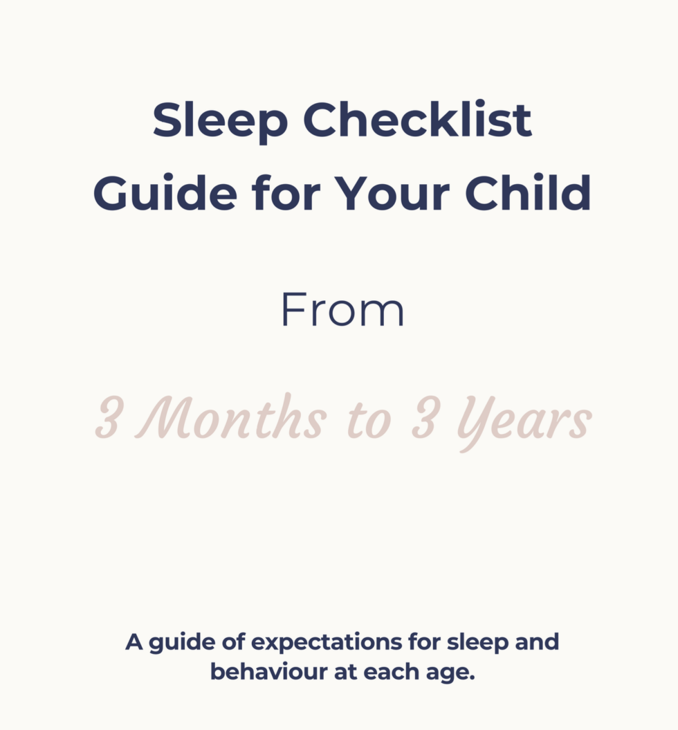 Sleep Checklist Freebie - Plume Sleep Solutions